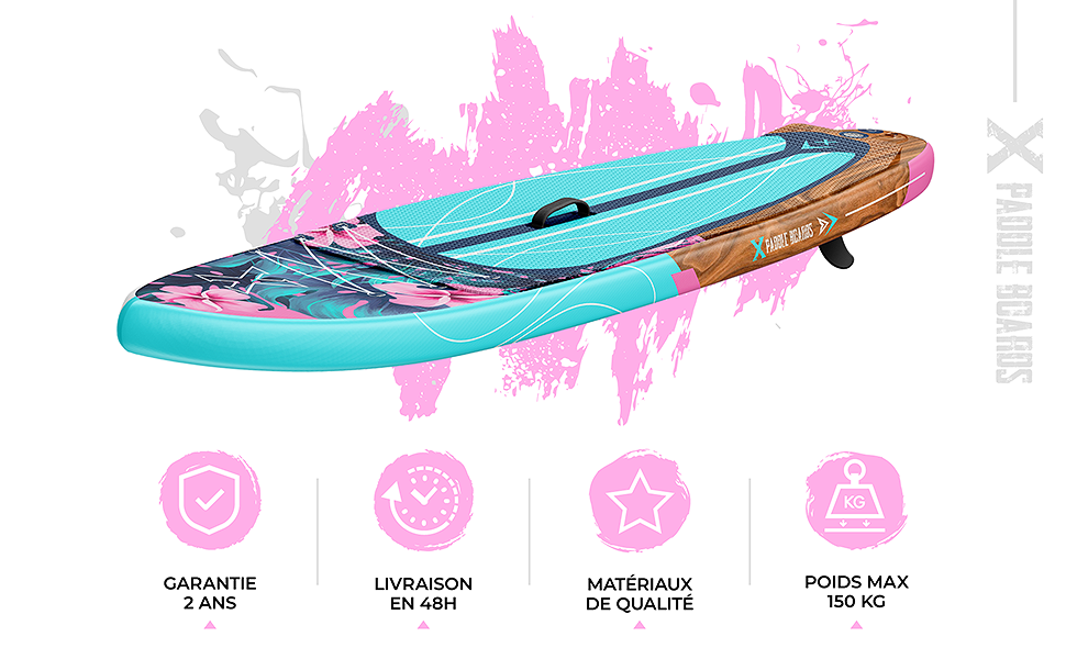 Stand up paddle gonflable Aloha: un superbe design hawaiien